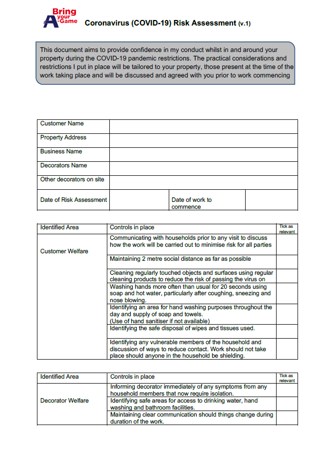 Armstead Covid-19 Risk Assessment