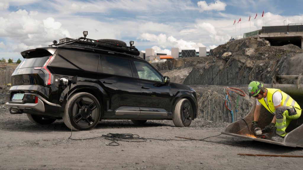 Kia EV9 – nå også som el varebil 4x4