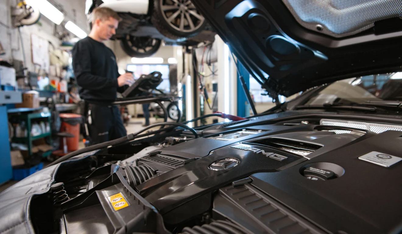 Mercedes-Benz verksted - service og vedlikehold i toppklasse