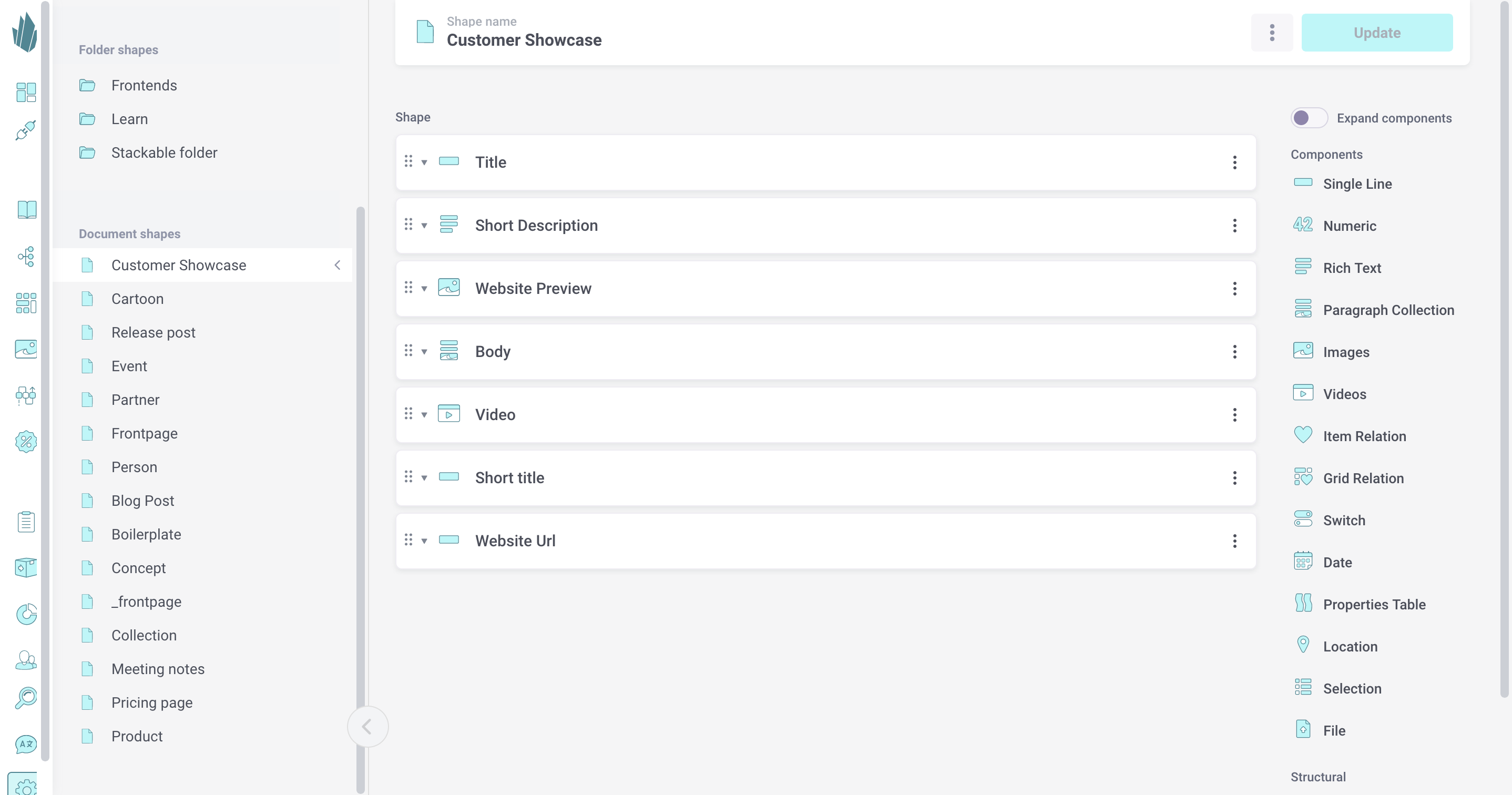 Define a New Document Shape | Crystallize