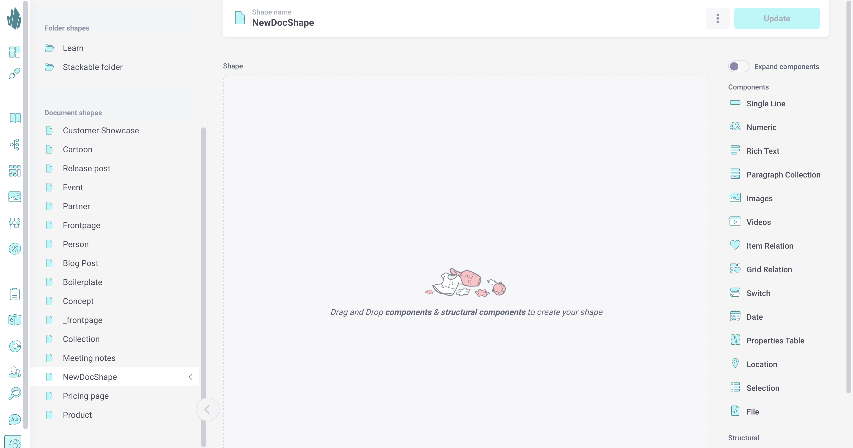 Define a New Document Shape | Crystallize