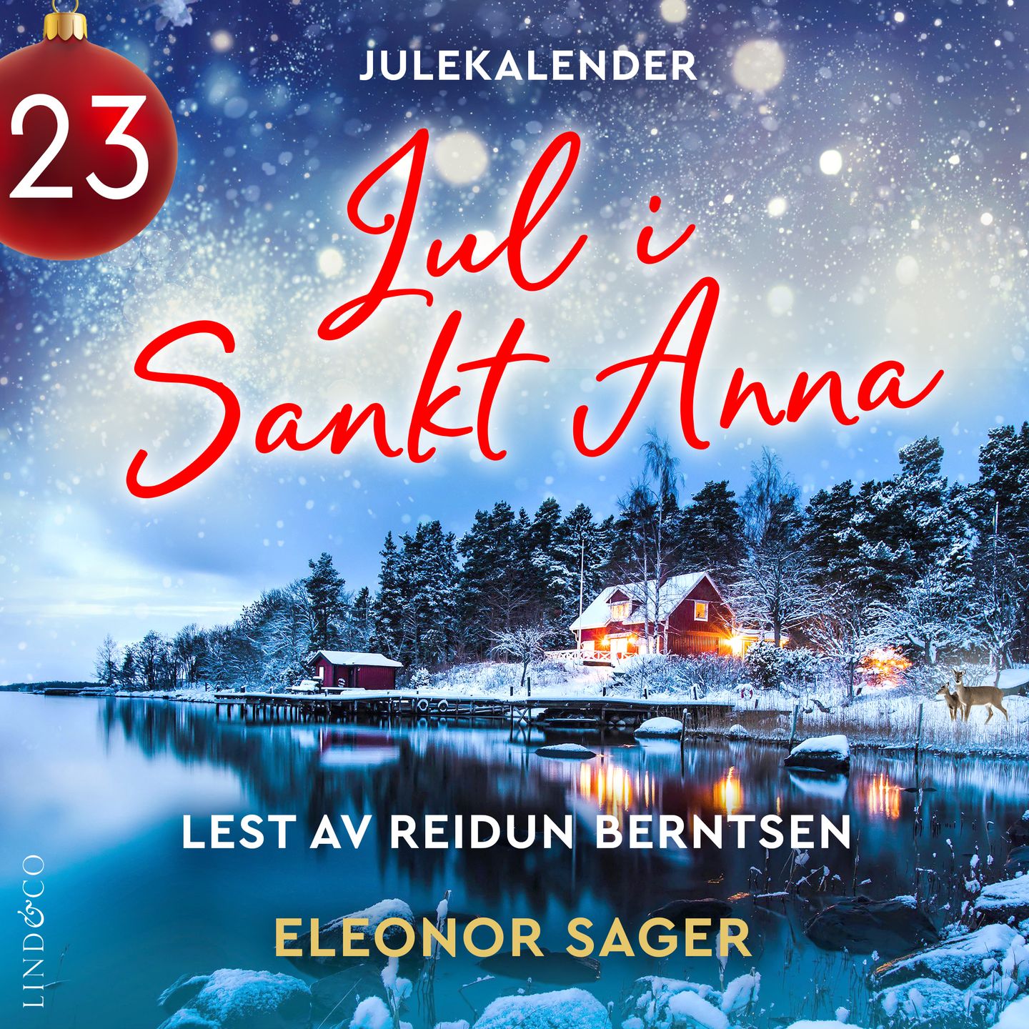Jul i Sankt Anna - luke 23 - Eleonor Sager - Serieromaner - Lydbok - Fabel