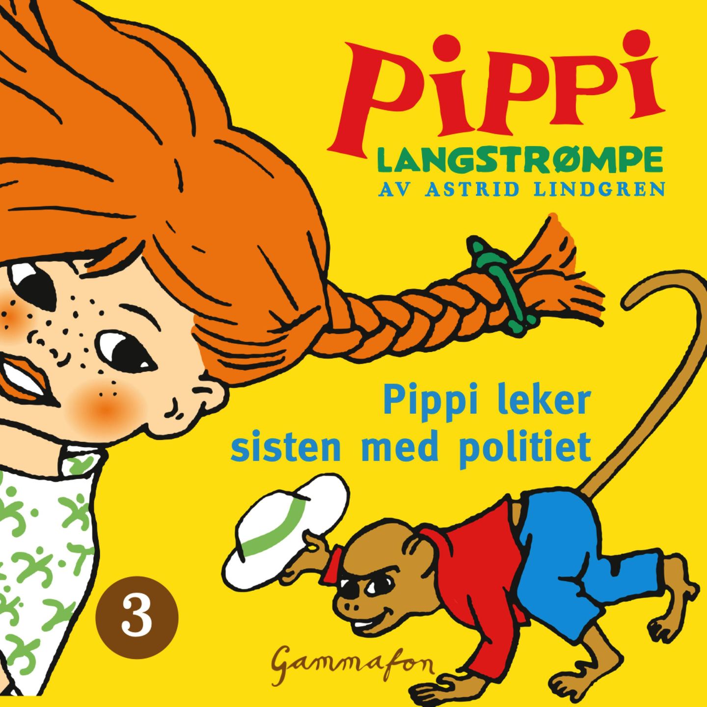 Pippi leker sisten med politiet - Astrid Lindgren - Barn - Lydbok - Fabel