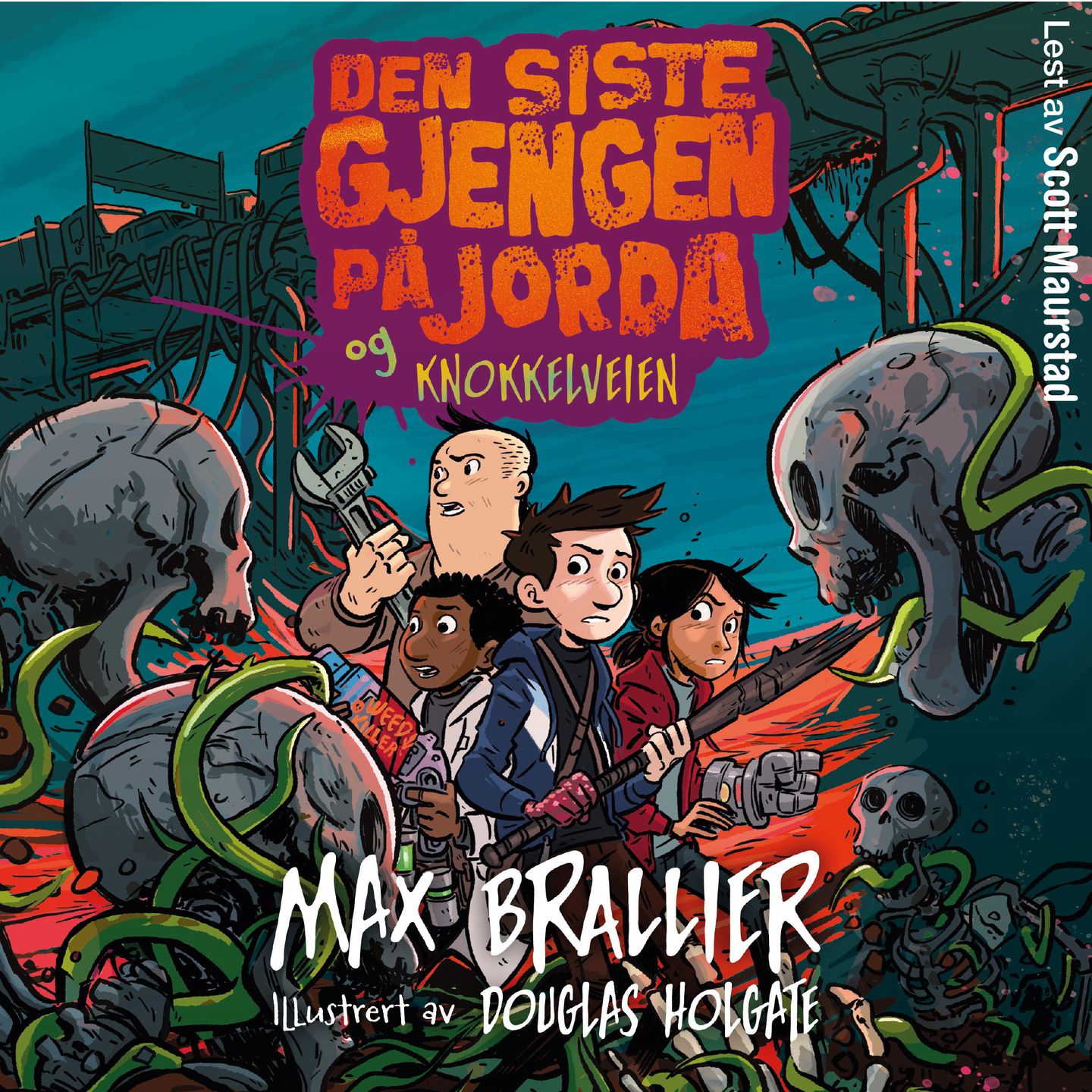 Den siste gjengen på jorda og knokkelveien - Max Brallier - Barn ...