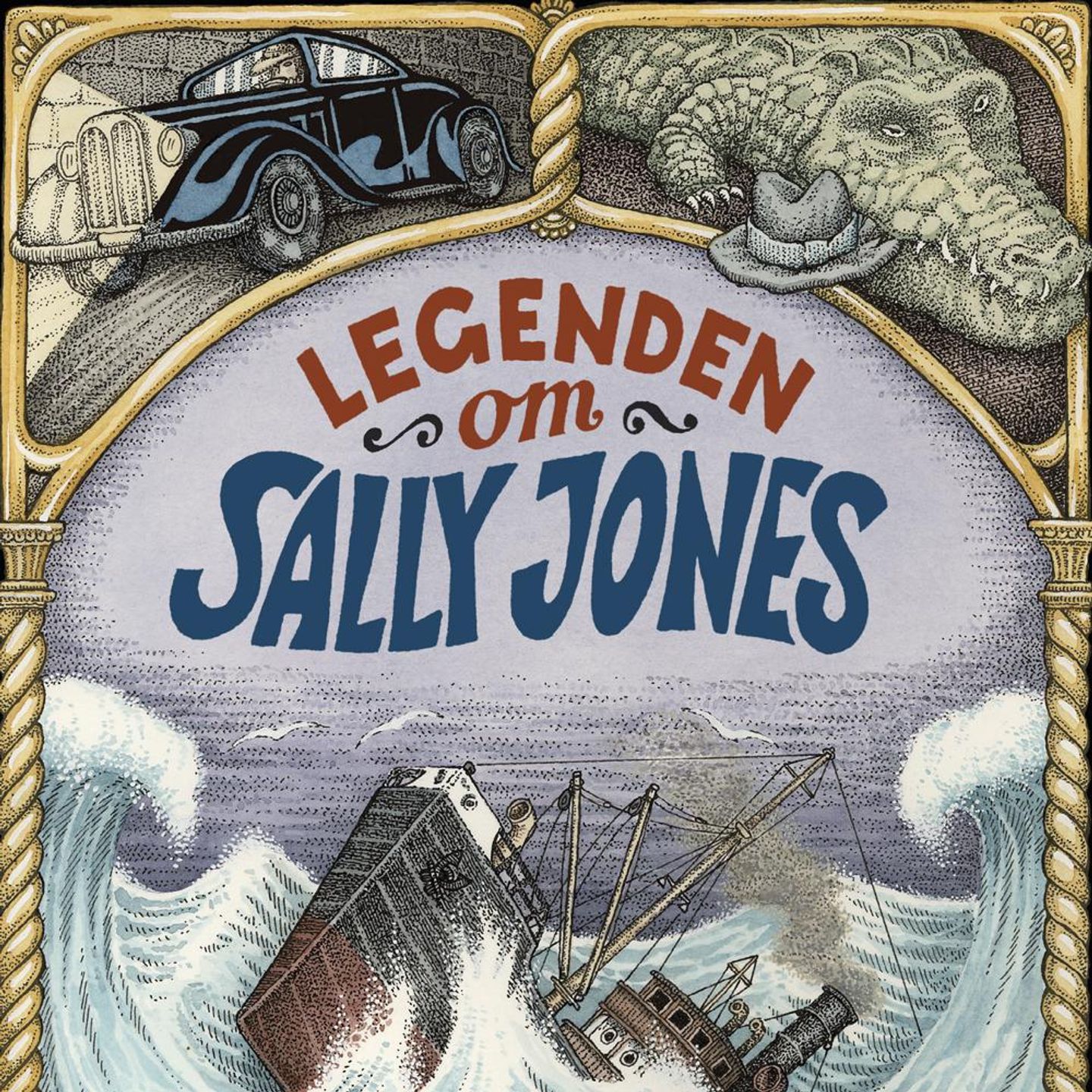 Legenden om Sally Jones - Jakob Wegelius - Barn - Lydbok - Fabel