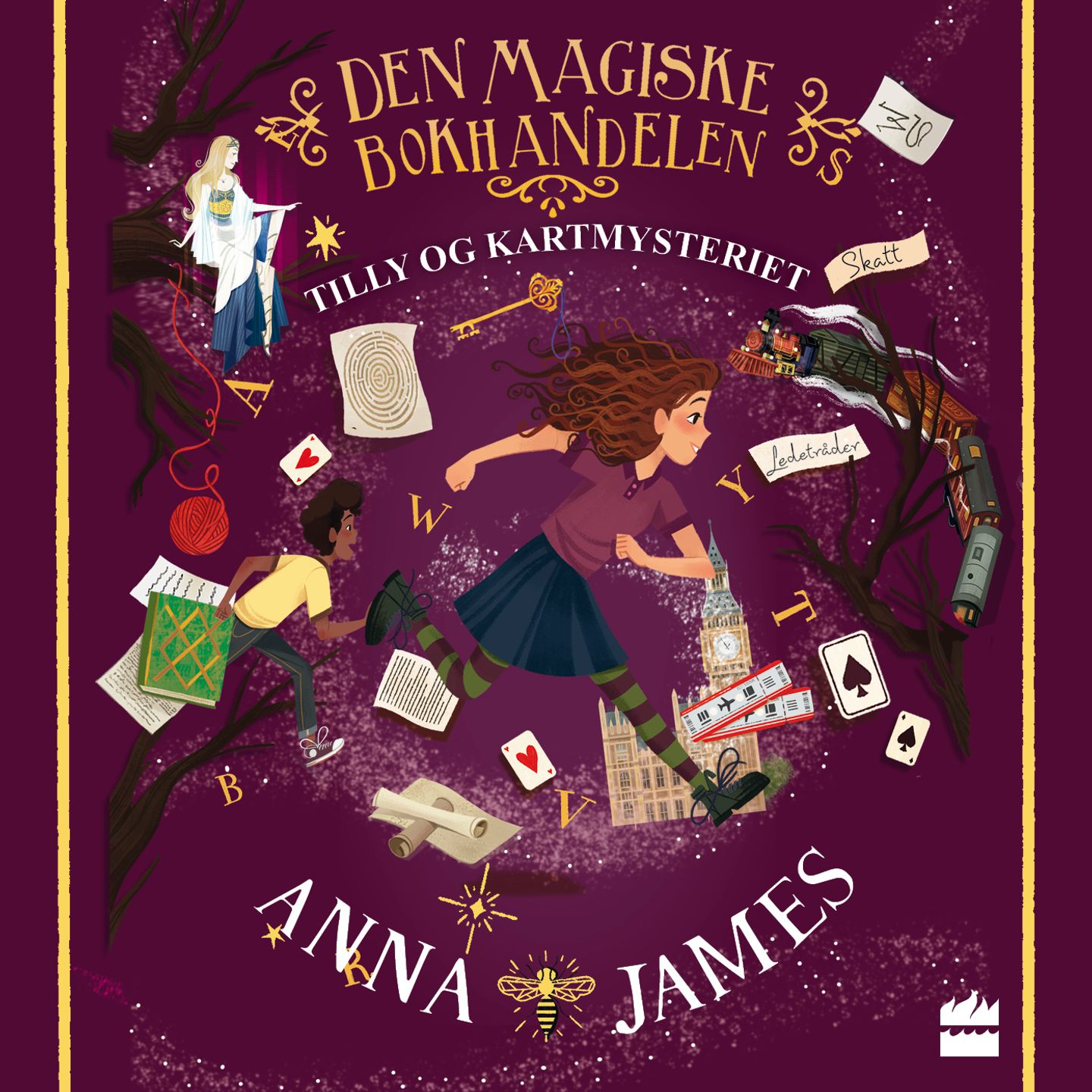 Tilly og kartmysteriet - Anna James - Barn - Lydbok - Fabel