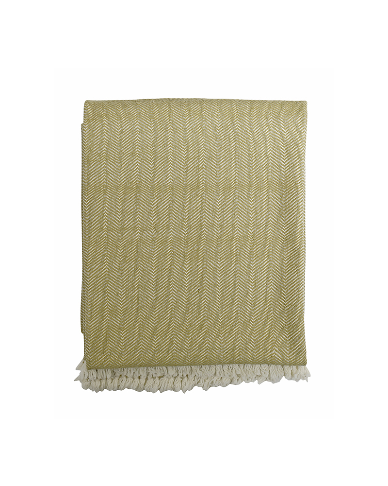 Pledd 130x170 cm merino beige