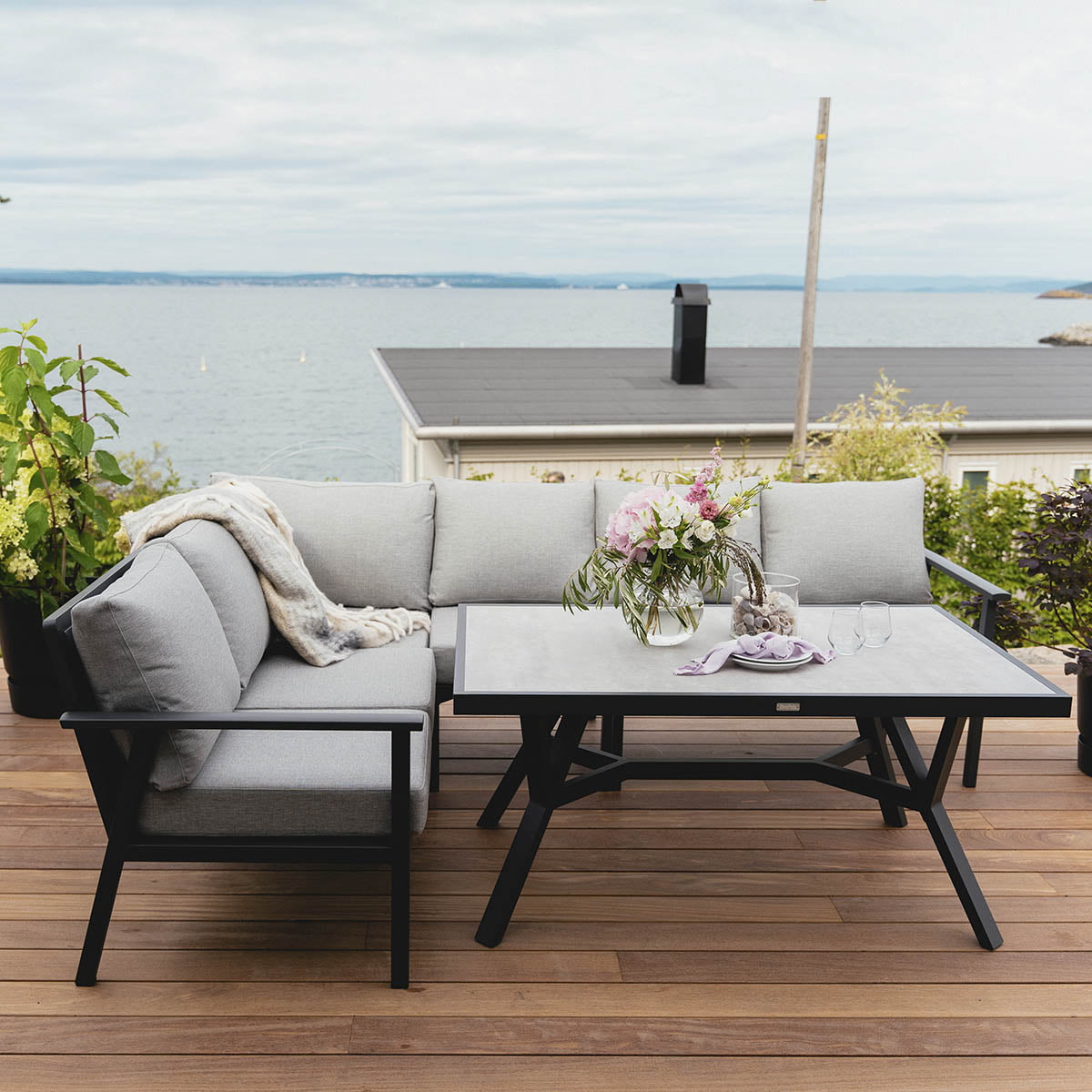 Samvaro hjørnegruppe antrasitt | Hageland