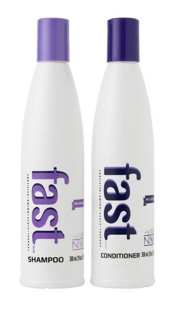 Nisim Fast Shampoo and Conditioner 2 x 300 ml – Herreapoteket