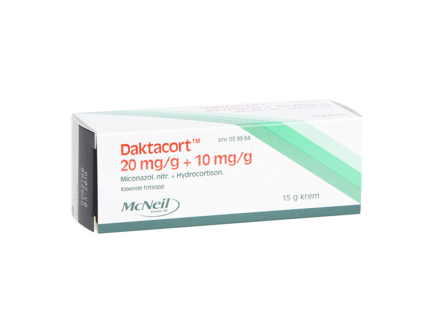 Daktacort krem 20+10mg/g 15 G – Dameapoteket