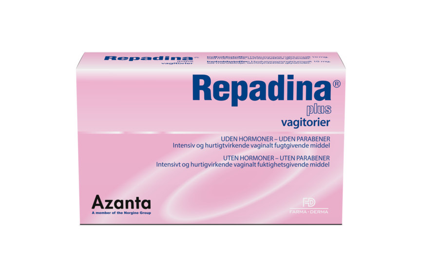 Repadina Plus Vagitorier 10stk – Herreapoteket