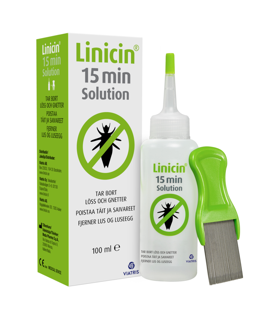 Linicin Solution 15 min Lusemiddel 100ml – Dameapoteket