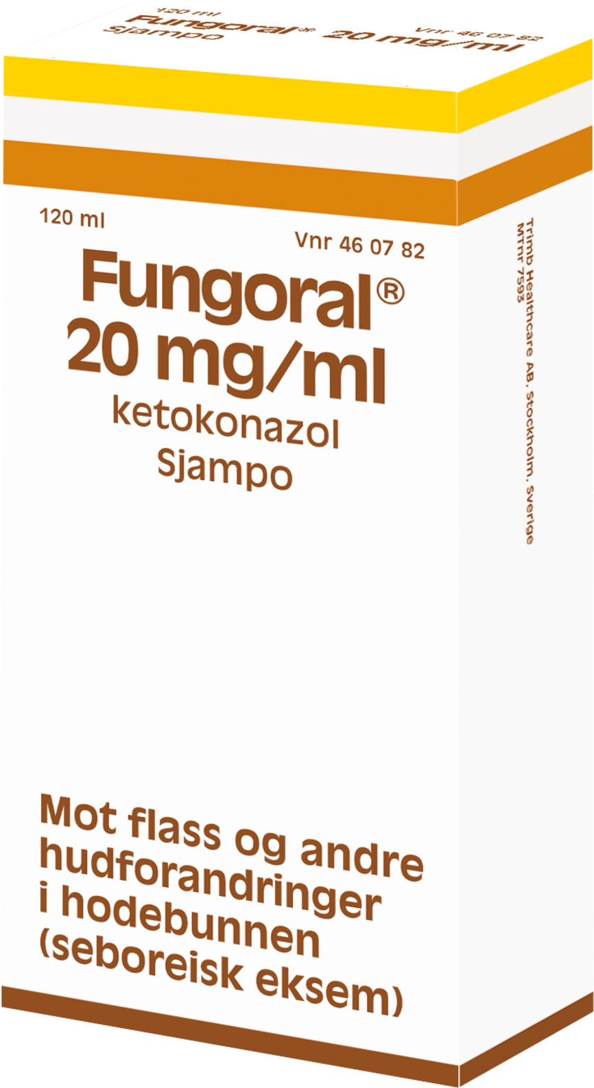 Fungoral sjampo 20mg/ml 120 ML – Dameapoteket