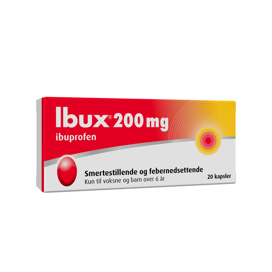 Ibux kapsler 200mg 20 stk. – Dameapoteket
