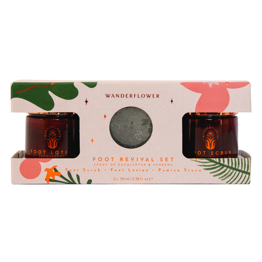 Wanderflower Foot Revival gavesett – Dameapoteket