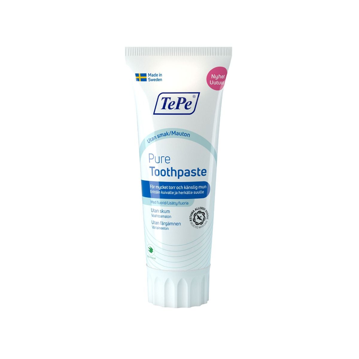 TePe Pure Toothpaste uten smak 75 ml – Dameapoteket