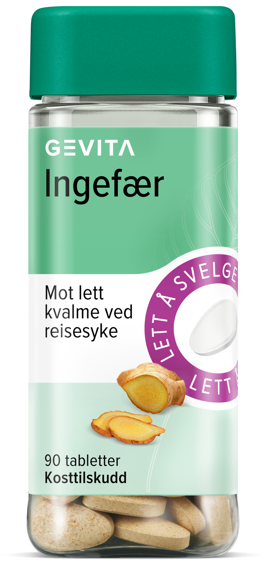 Gevita Ingefær tabletter 90 stk – Herreapoteket