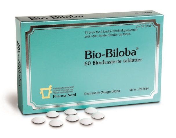 Bio-Biloba 100mg tabletter 60 ENPAC – Dameapoteket