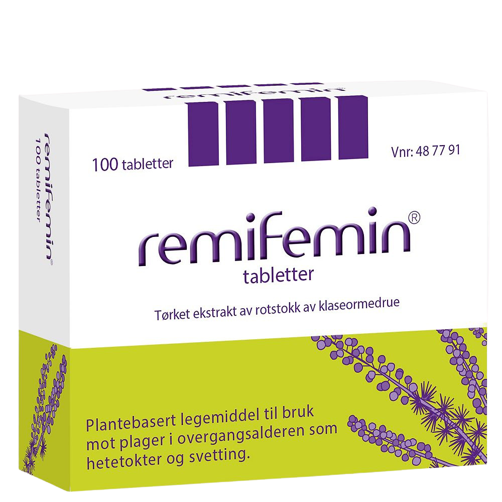 Remifemin 2,5 mg tabletter 100 stk – Dameapoteket