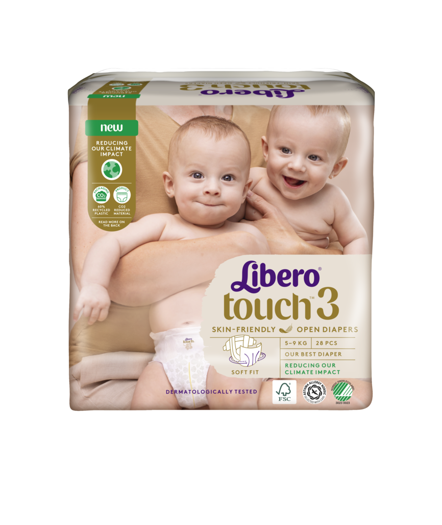 Libero Touch 3 åpen bleie / 5-9kg 28 stk – Herreapoteket