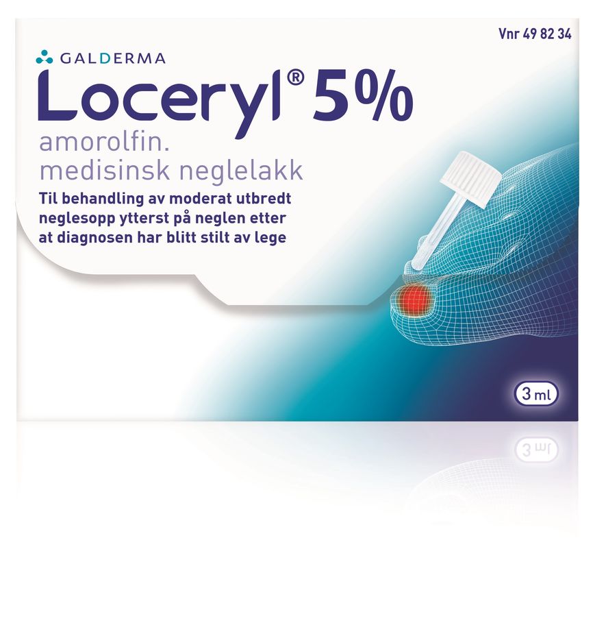 Loceryl 5% medisinsk neglelakk 3 ml – Herreapoteket