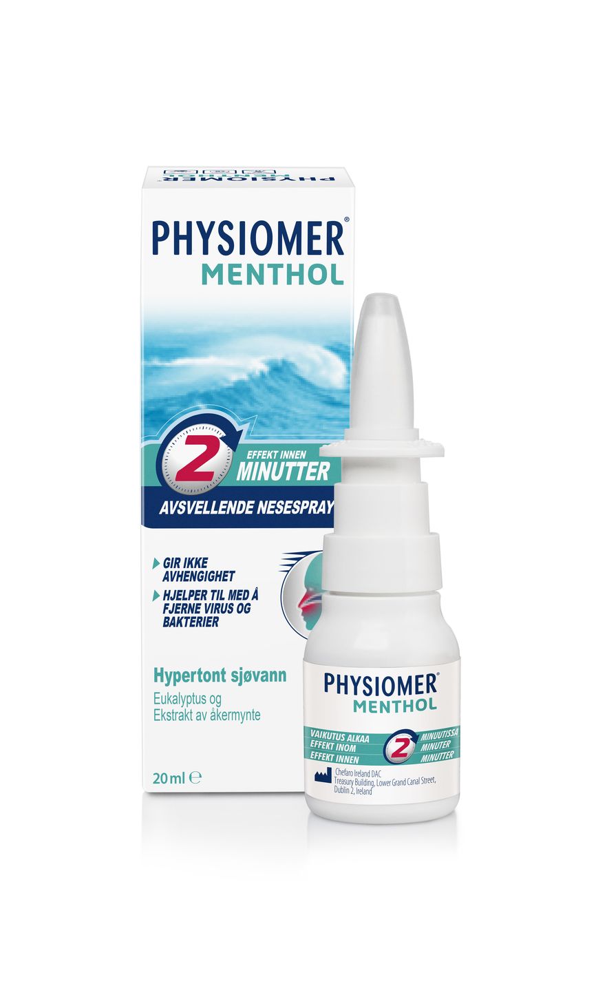 Physiomer Mentol Nesespray 20 ml – Herreapoteket