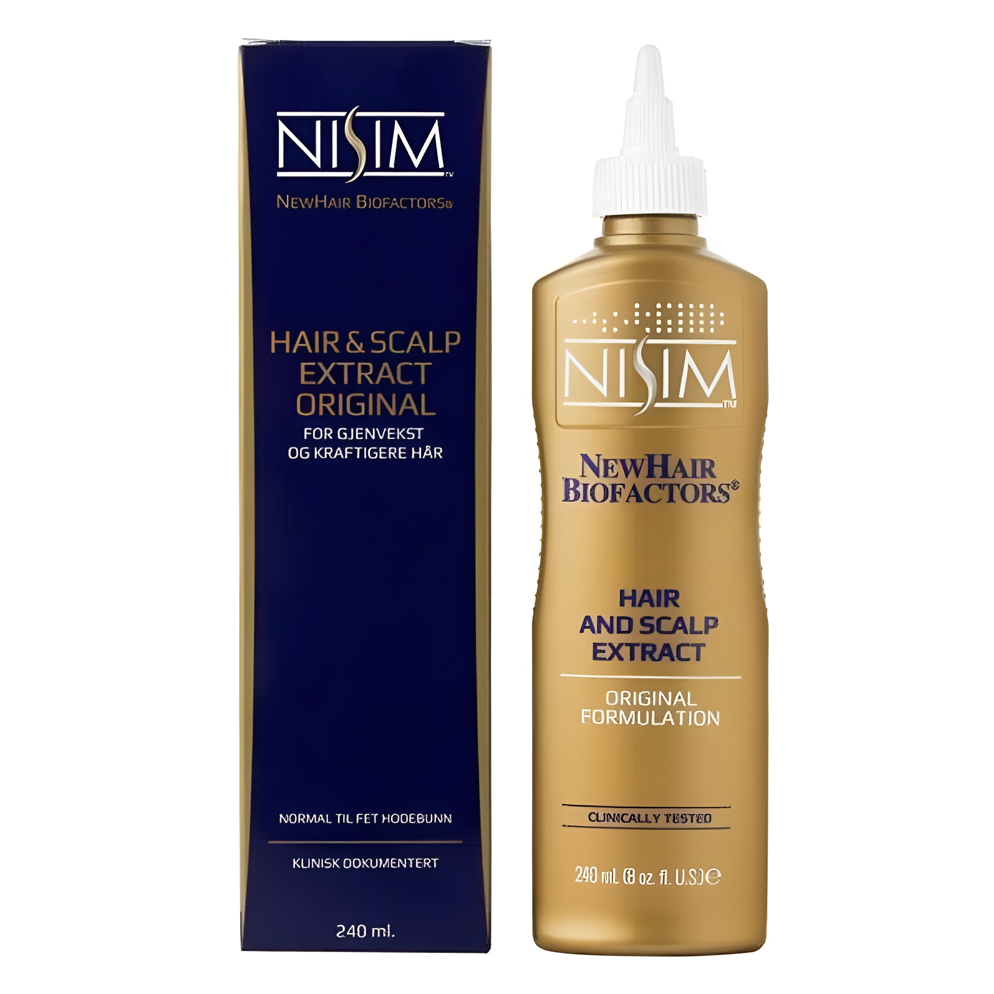 Nisim Hair and Scalp Extract Regular Formula 240 ml – Dameapoteket