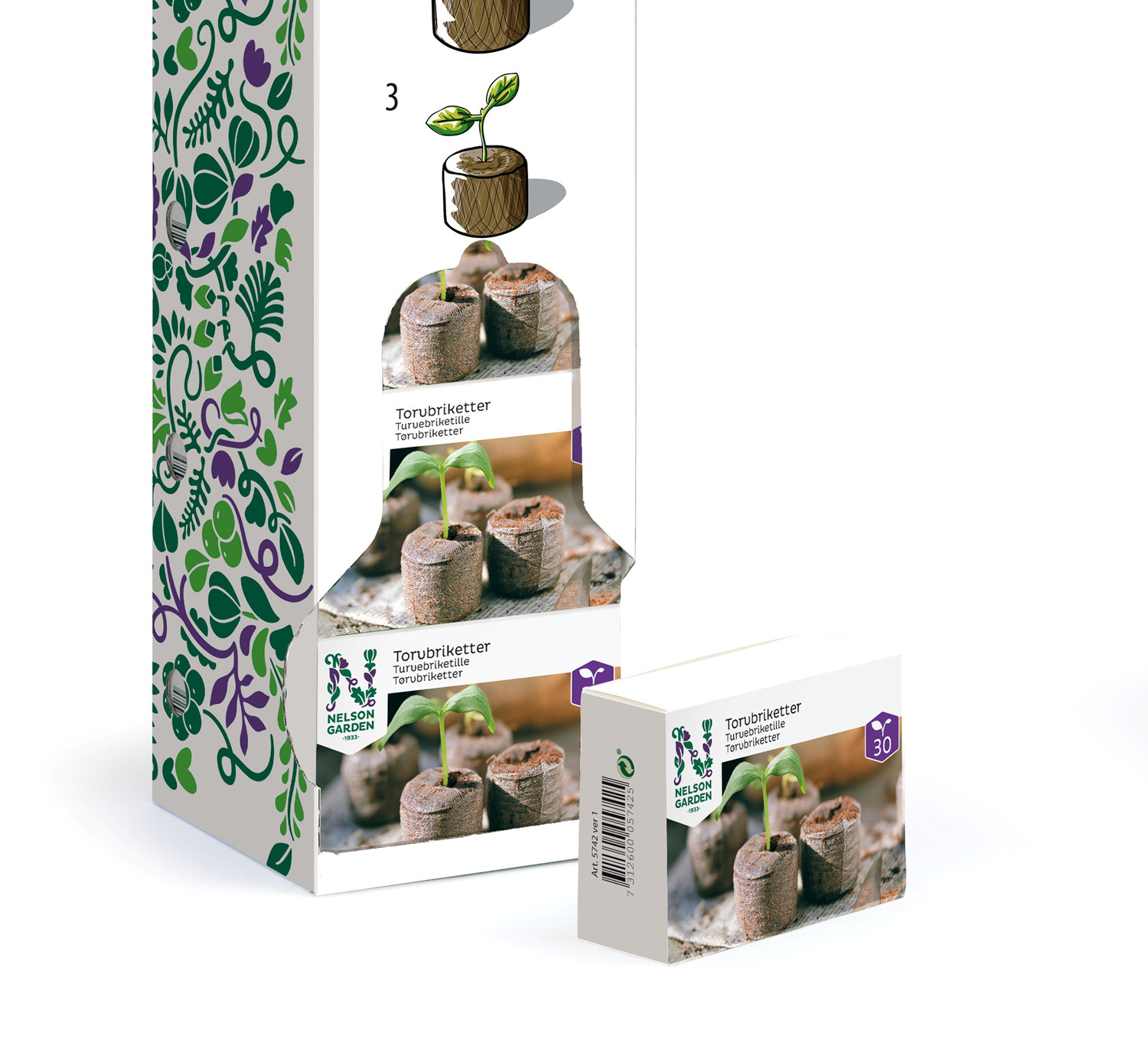 PRESSED PEAT TABLETS 30 PCS | Plantagen