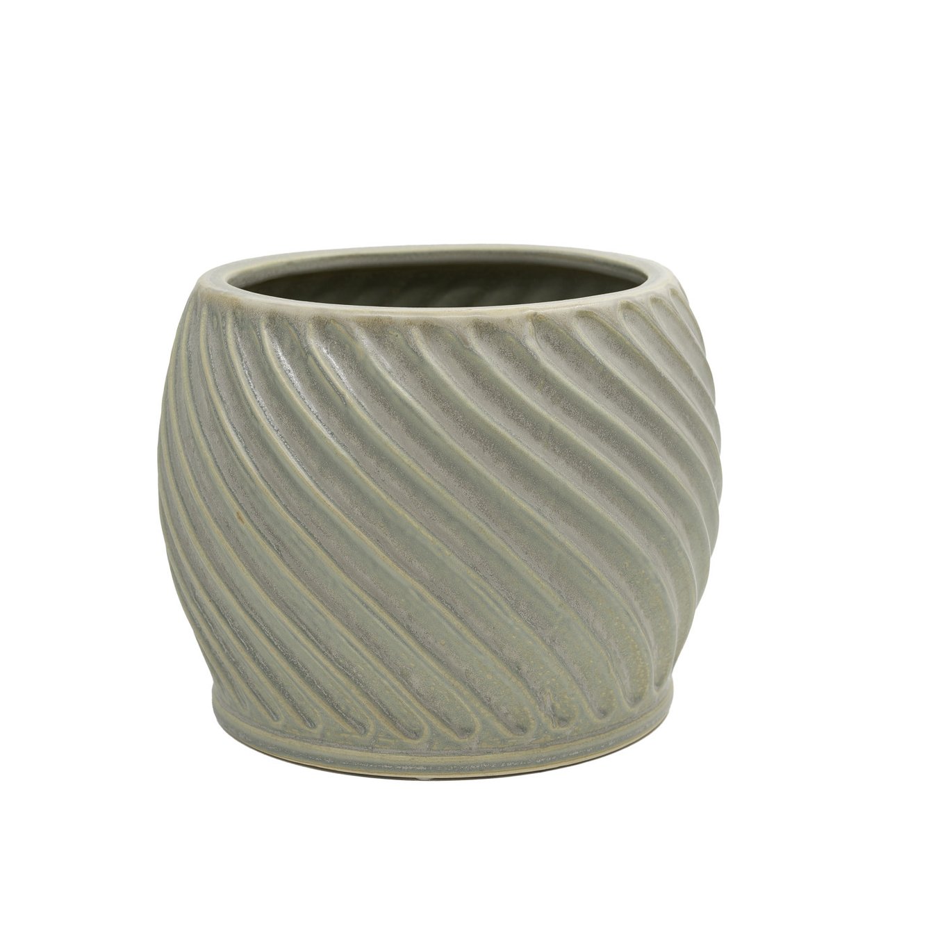 Twisted pot D 26 green | Plantagen