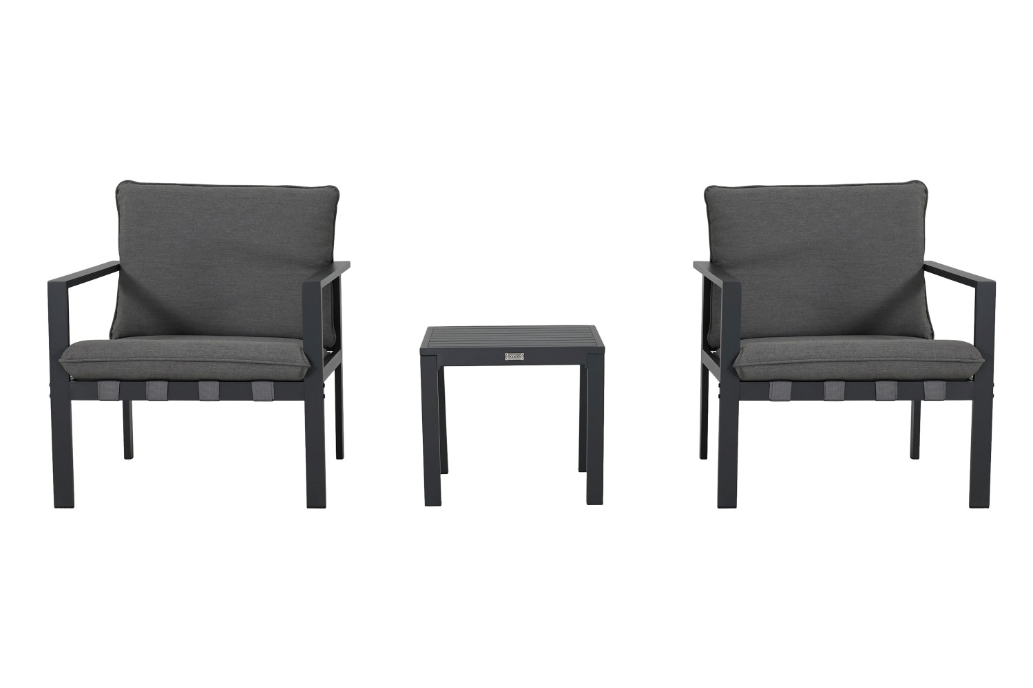 Café-sett Oslo Skanden , 2 sitteplasser, Mørk.. | Plantasjen